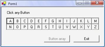 Button Array Using VB.NET